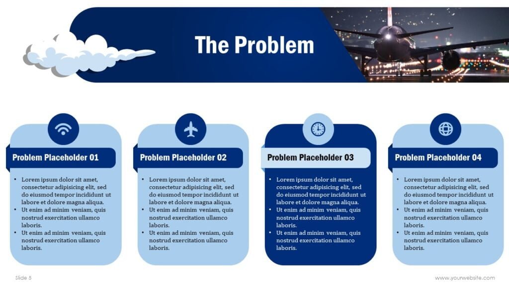 Airline Pitch Deck Presentation | PPT and Google Slides