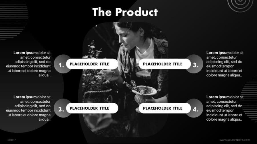 Black & White Presentation Templates