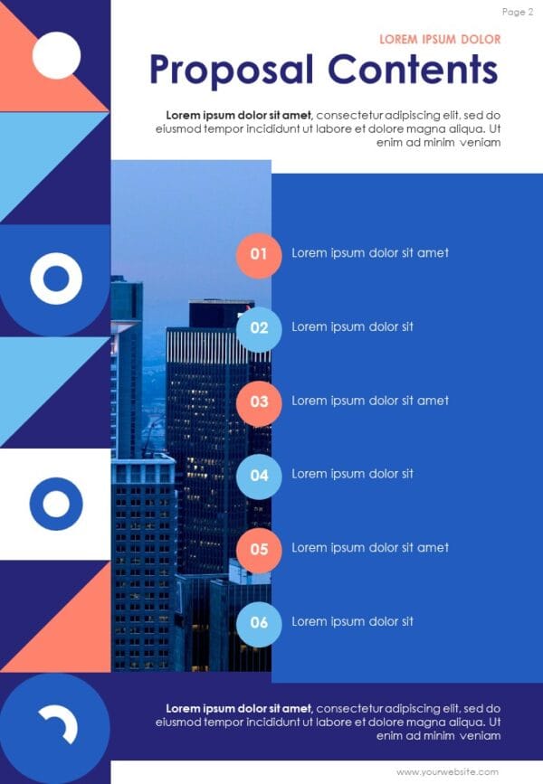 Business Proposal A4 Templates and Google Slides | SlidesBrain