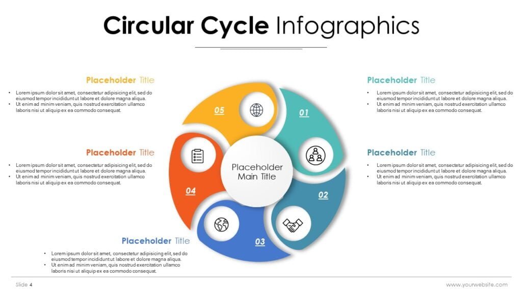 Circular Cycle Infographics | SlidesBrain