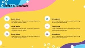Dog Birthday Doodle Template | SlidesBrain