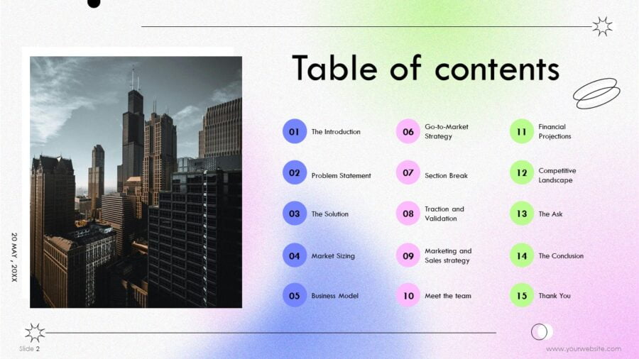 Formal Pitch Deck Presentation Template | PPT and Google Slides