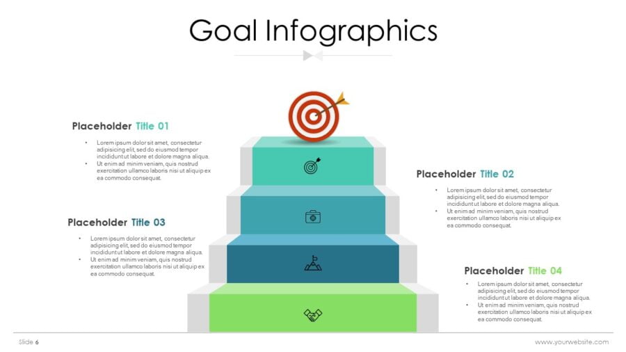 Goals Infographic | SlidesBrain