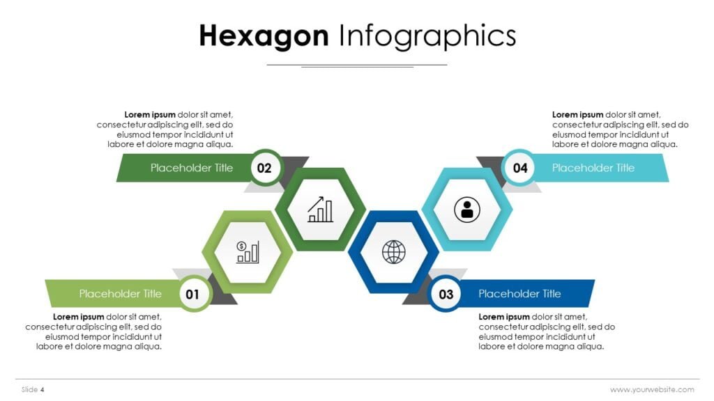 Hexagon Infographics | SlidesBrain