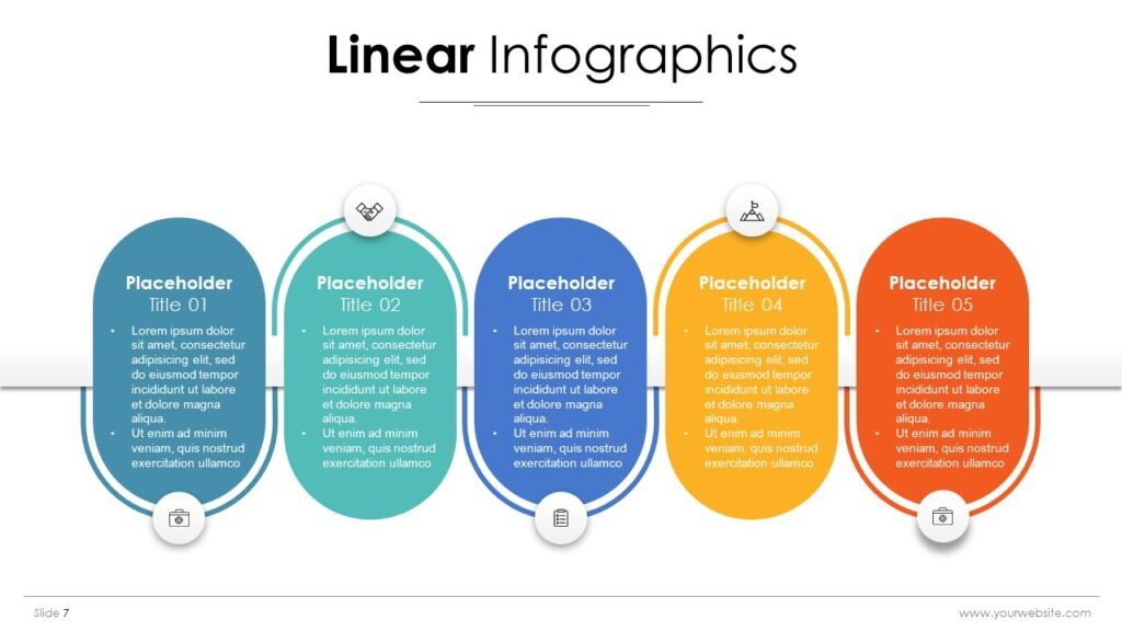Linear Infographics | SlidesBrain