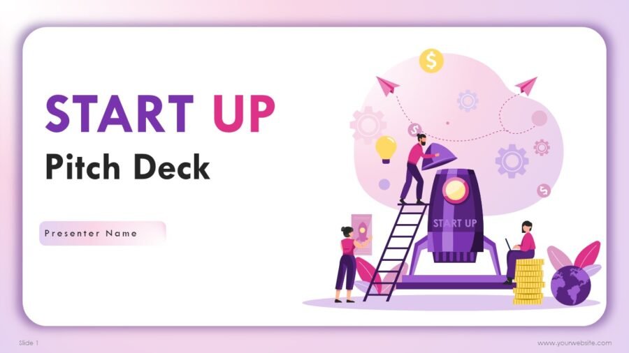 New Start Up Pitch Deck Presentation | PPT and Google Slides