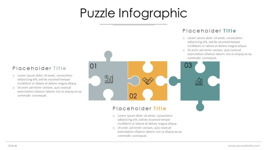 Puzzle Infographics | SlidesBrain