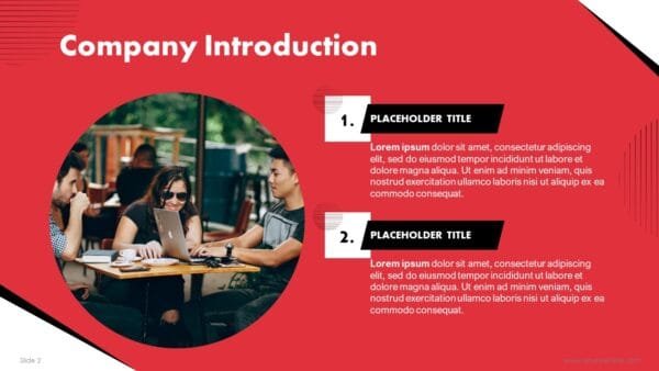 Red Business Template | SlidesBrain