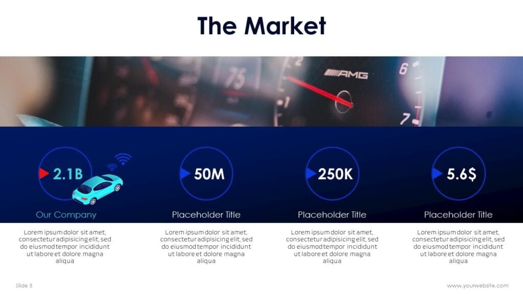 Smart Car Pitch Deck Presentation Template