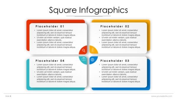 Square Infographics | SlidesBrain