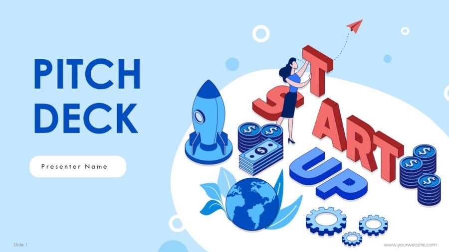 Start Up Creative Pitch Deck Presentation | PPT and Google Slides