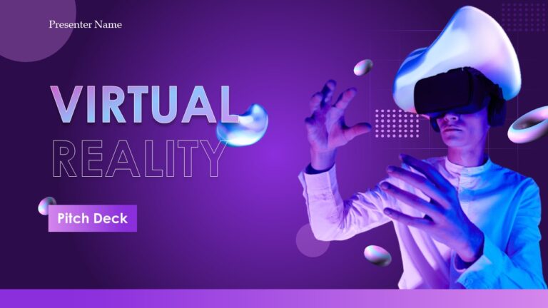 Virtual Reality 3D Pitch Deck Presentation Template