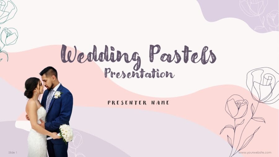 Wedding Pastels Template | SlidesBrain