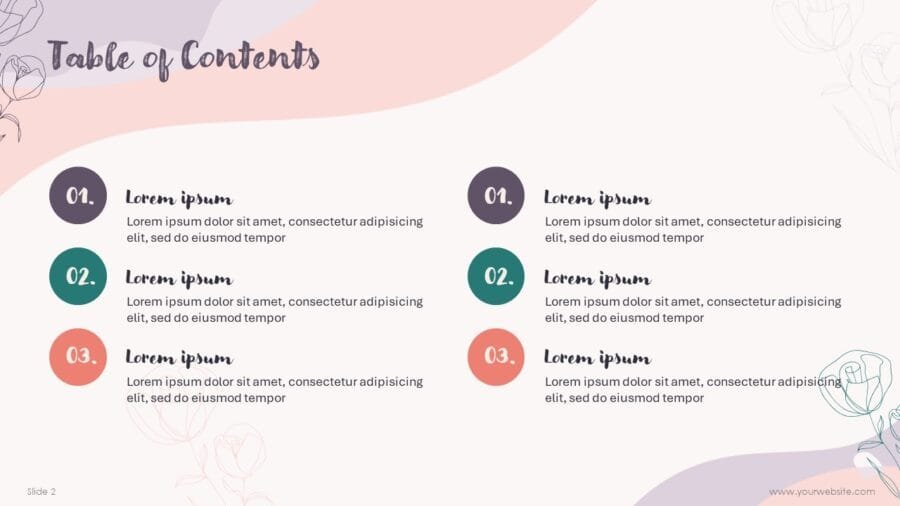 Wedding Pastels Template | SlidesBrain