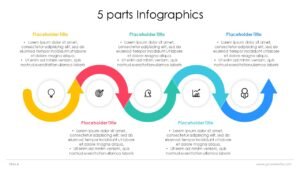 5 Parts Infographics | SlidesBrain
