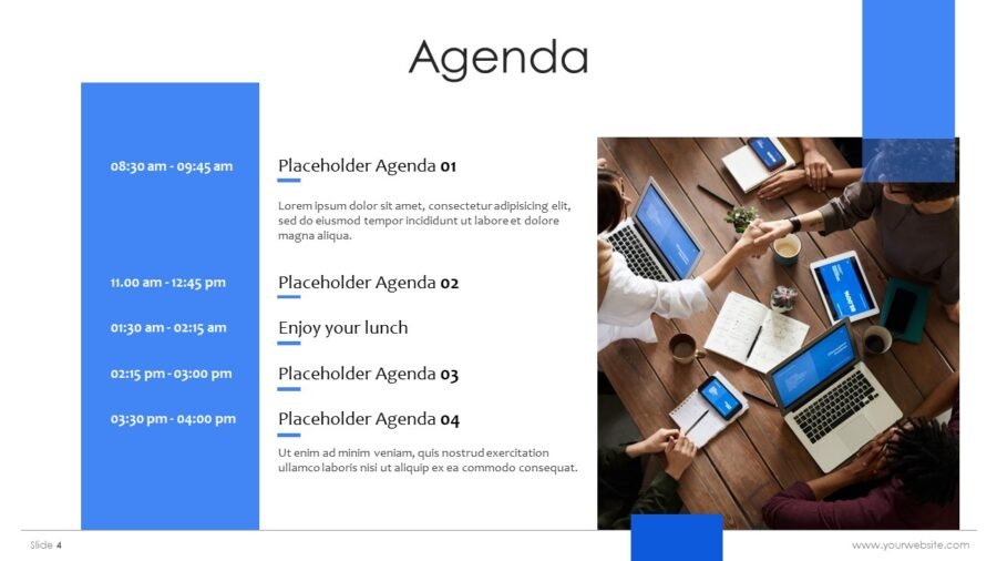 Agenda Presentation Templates and Google Slides