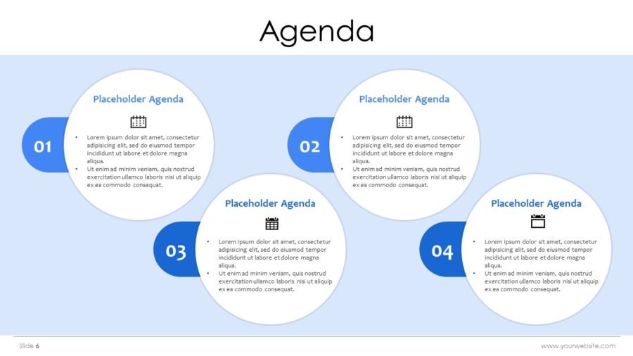 Agenda Presentation Templates and Google Slides