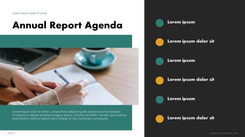 Annual Report Highlights Presentation Templates