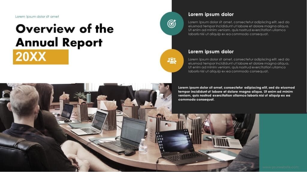Annual Report Highlights Presentation Templates