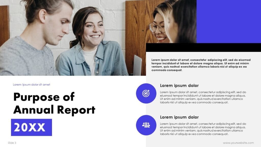 Annual Report Presentation Templates and Google Slides