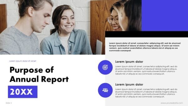 Annual Report Presentation Templates and Google Slides