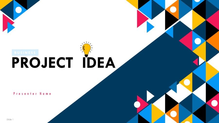 Business Project Idea Presentation | SlidesBrain
