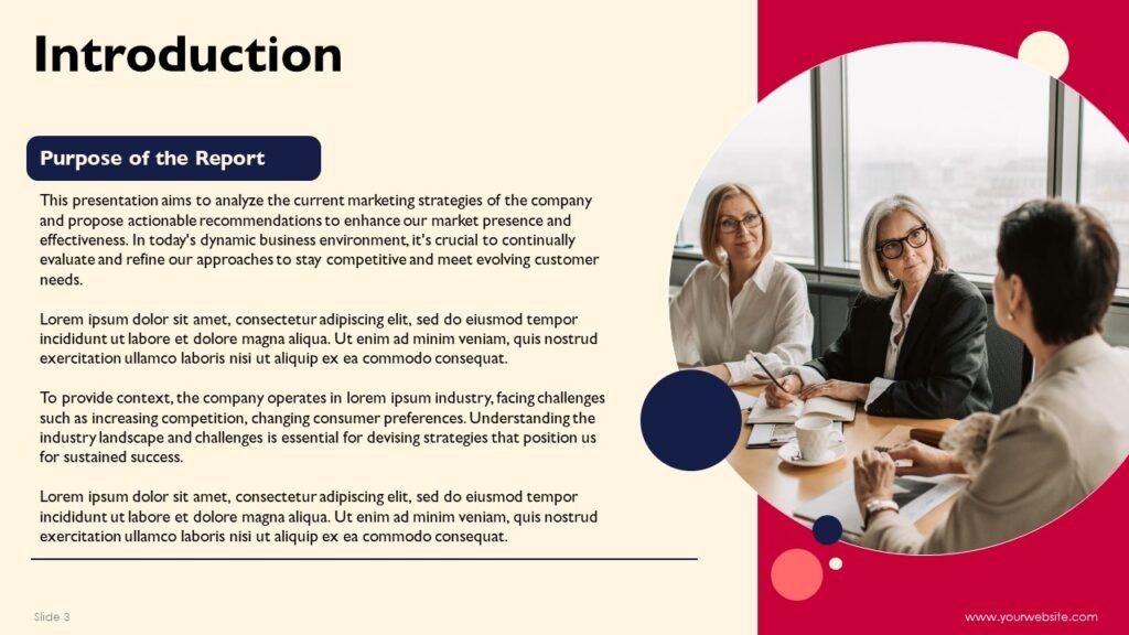 Business Report Presentation Templates and Google Slides