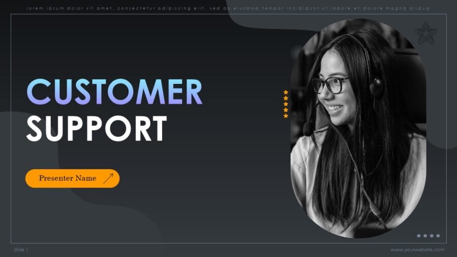 Customer Support Presentation Templates and Google Slides