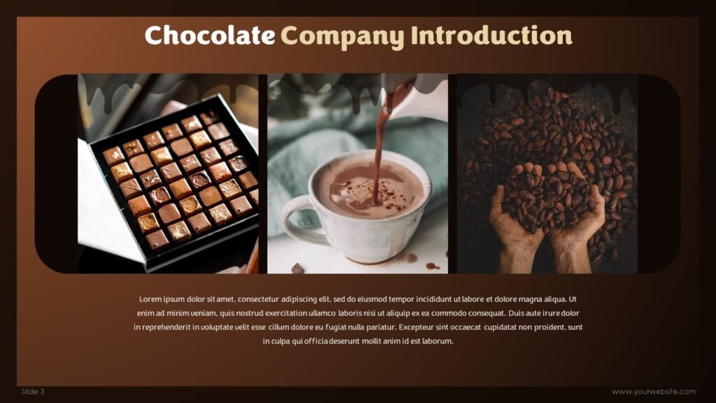 Delicious Chocolate Cakes Presentation Templates