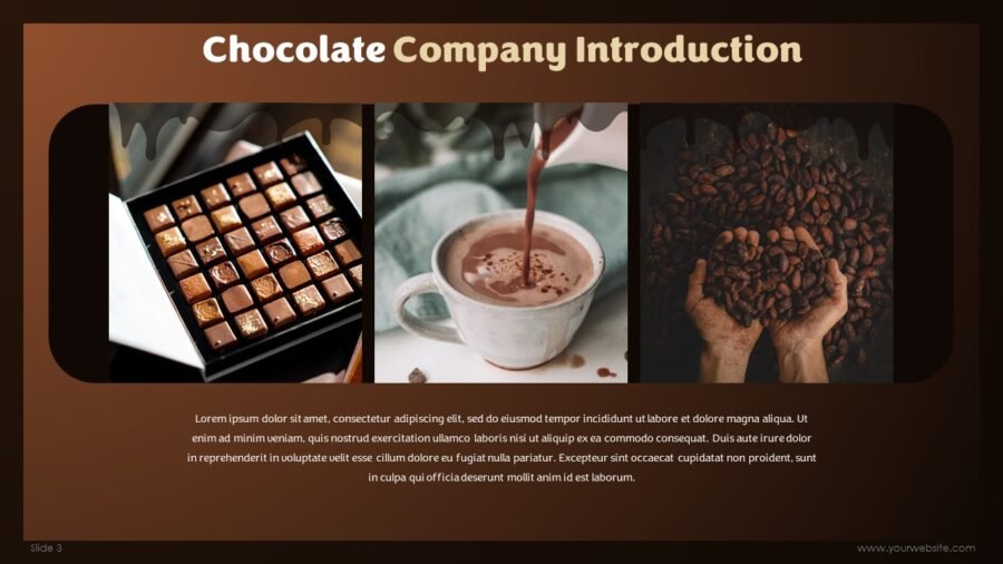 Delicious Chocolate Cakes Presentation Templates