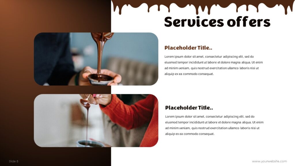 Delicious Chocolate Cakes Presentation - SlidesBrain LTD