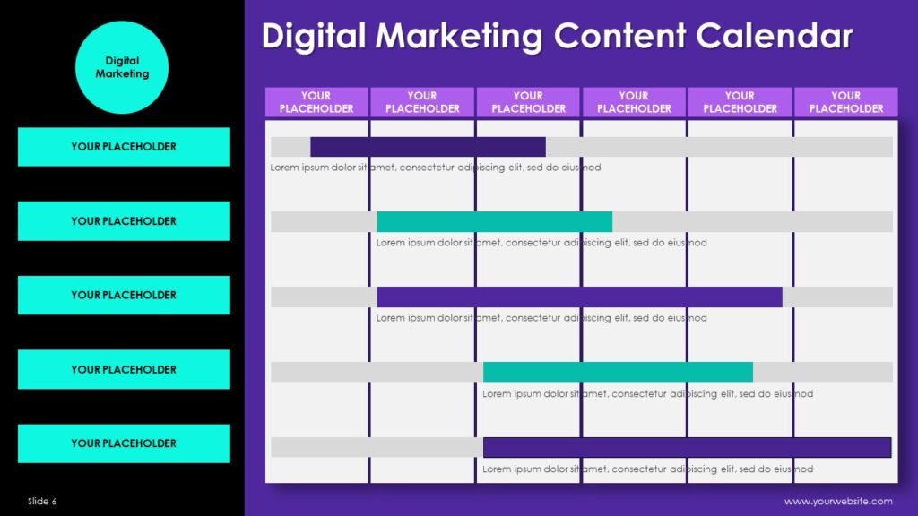 Digital Marketing Neon Presentation - Slidesbrain