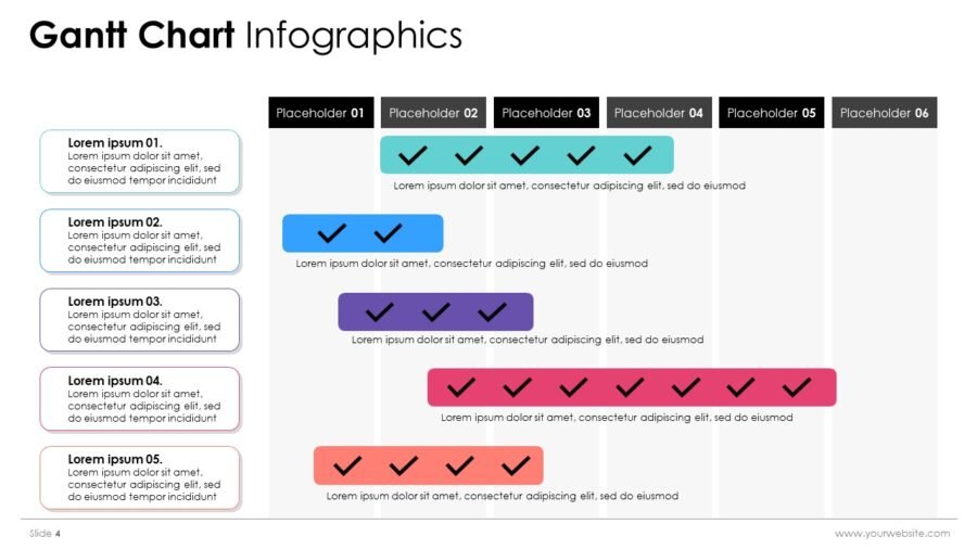 Gantt Chart Presentation Templates and Google Slides