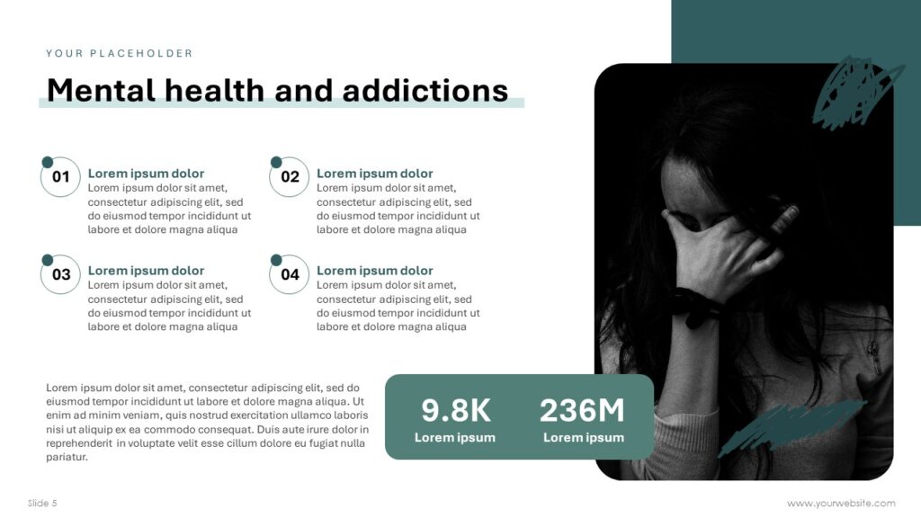 Mental Health Presentation Templates and Google Slides