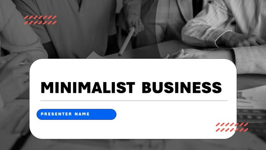 Minimalist Business Presentation Templates and Google Slides