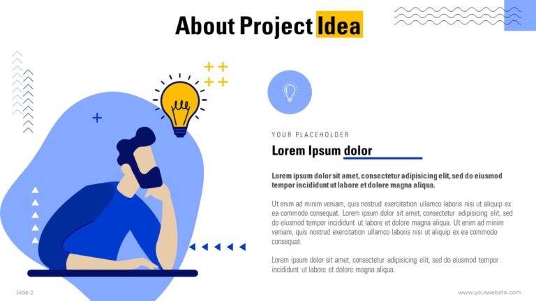 Modern Business Idea Presentation Templates and Google Slides