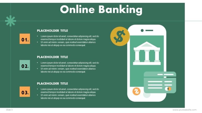 Online Banking Presentation Templates and Google Slides