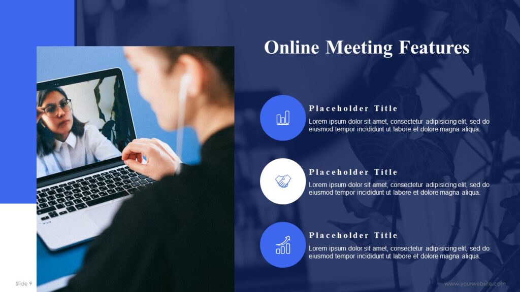 Online Meeting Platform Presentation - SlidesBrain