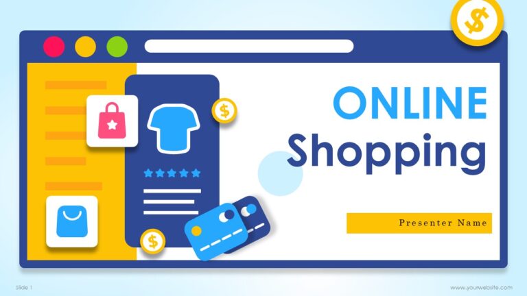 Online Shopping Presentation Templates and Google Slides