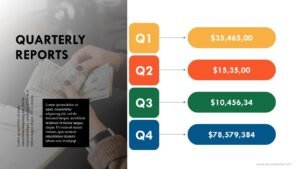 Quarterly Reports Presentation Templates and Google Slides