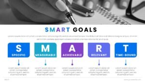 Smart Goals Infographics Templates and Google Slides