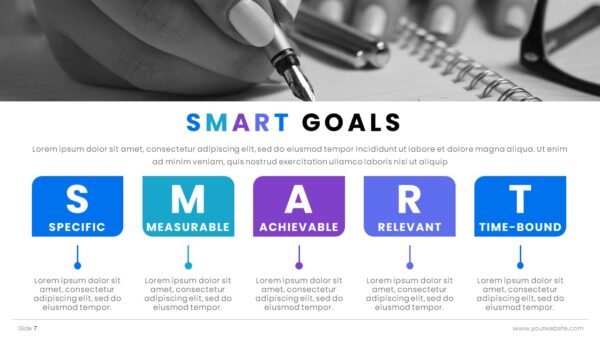 Smart Goals Infographics Templates and Google Slides