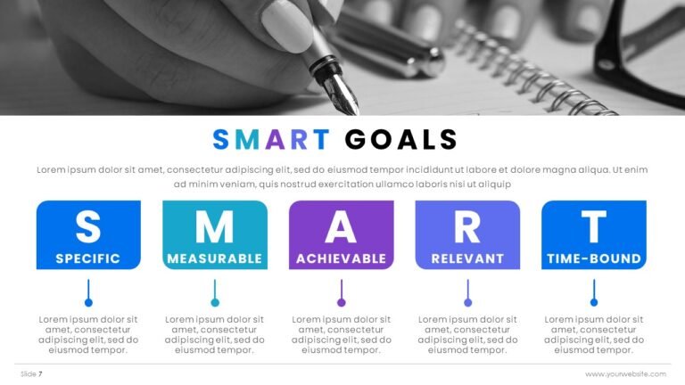 Smart Goals Infographics Templates and Google Slides