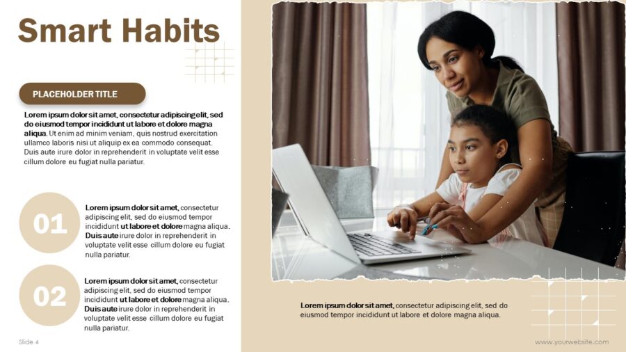 Smart Study Habits Presentation Template and Google Slides