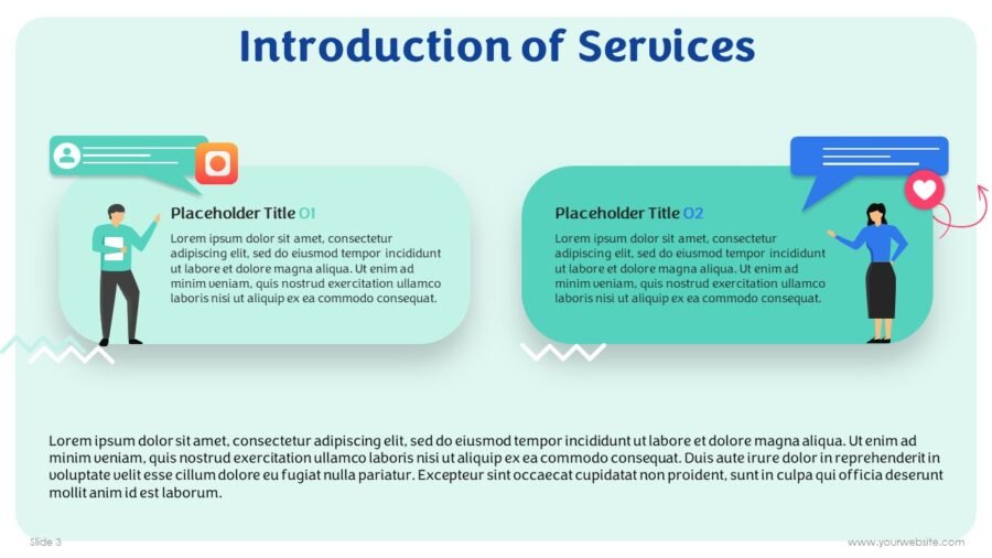 Social Media Communication Presentation Templates