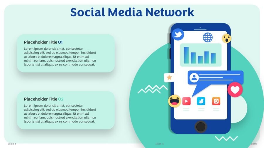 Social Media Communication Presentation Templates