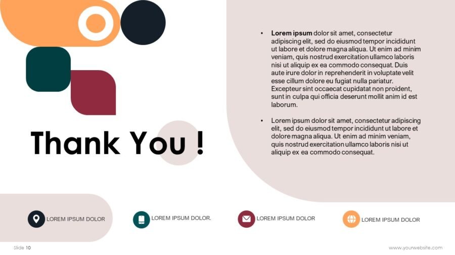 Thankyou Presentation - SlidesBrain LTD