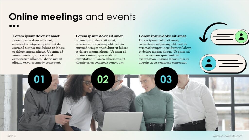 Virtual Meetings Presentation Templates and Google Slides