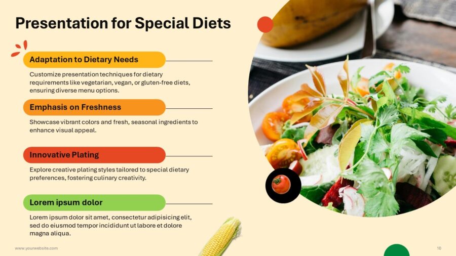 Food Presentation - SlidesBrain LTD