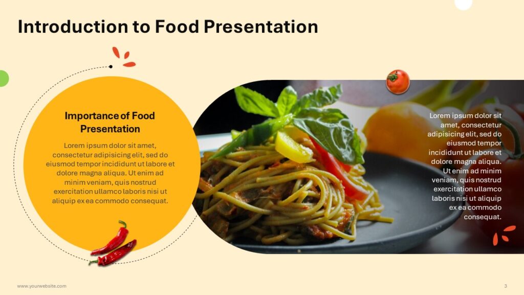 Food Presentation Templates and Google Slides | SlidesBrain